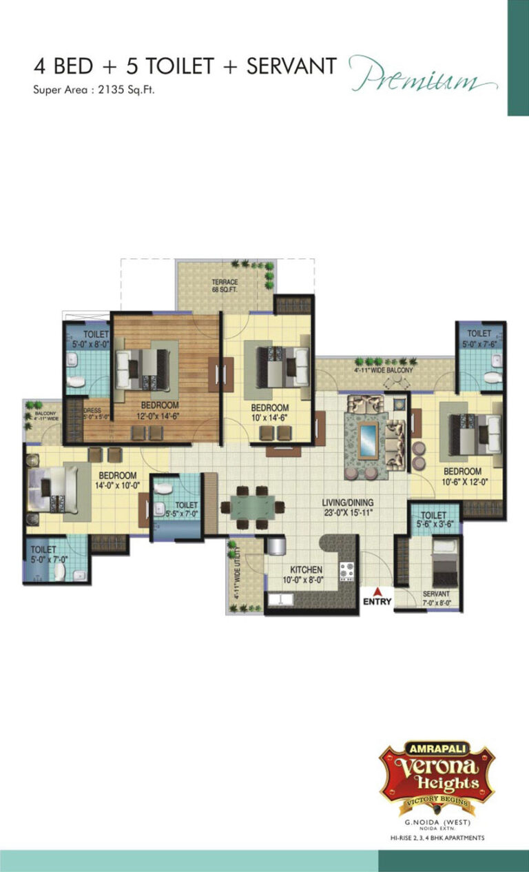 Amrapali Verona Heights Flat For Sale in Noida Extension